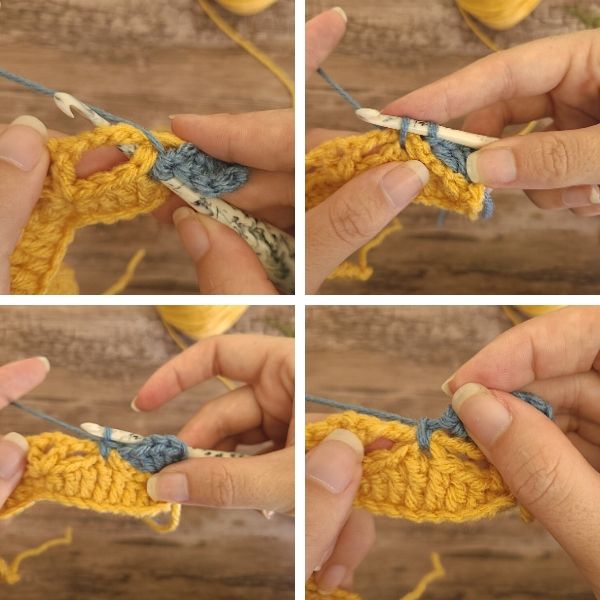 Crochet Box Stitch Tutorial: US & UK Terms - The Loophole Fox