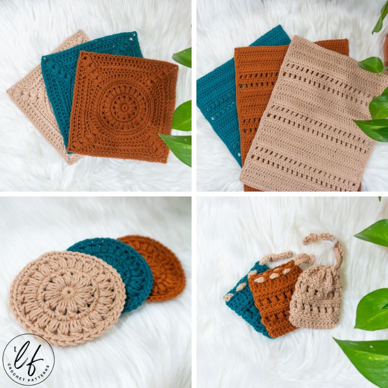 Crochet Back Scrubber Pattern | Eco Friendly Loofah