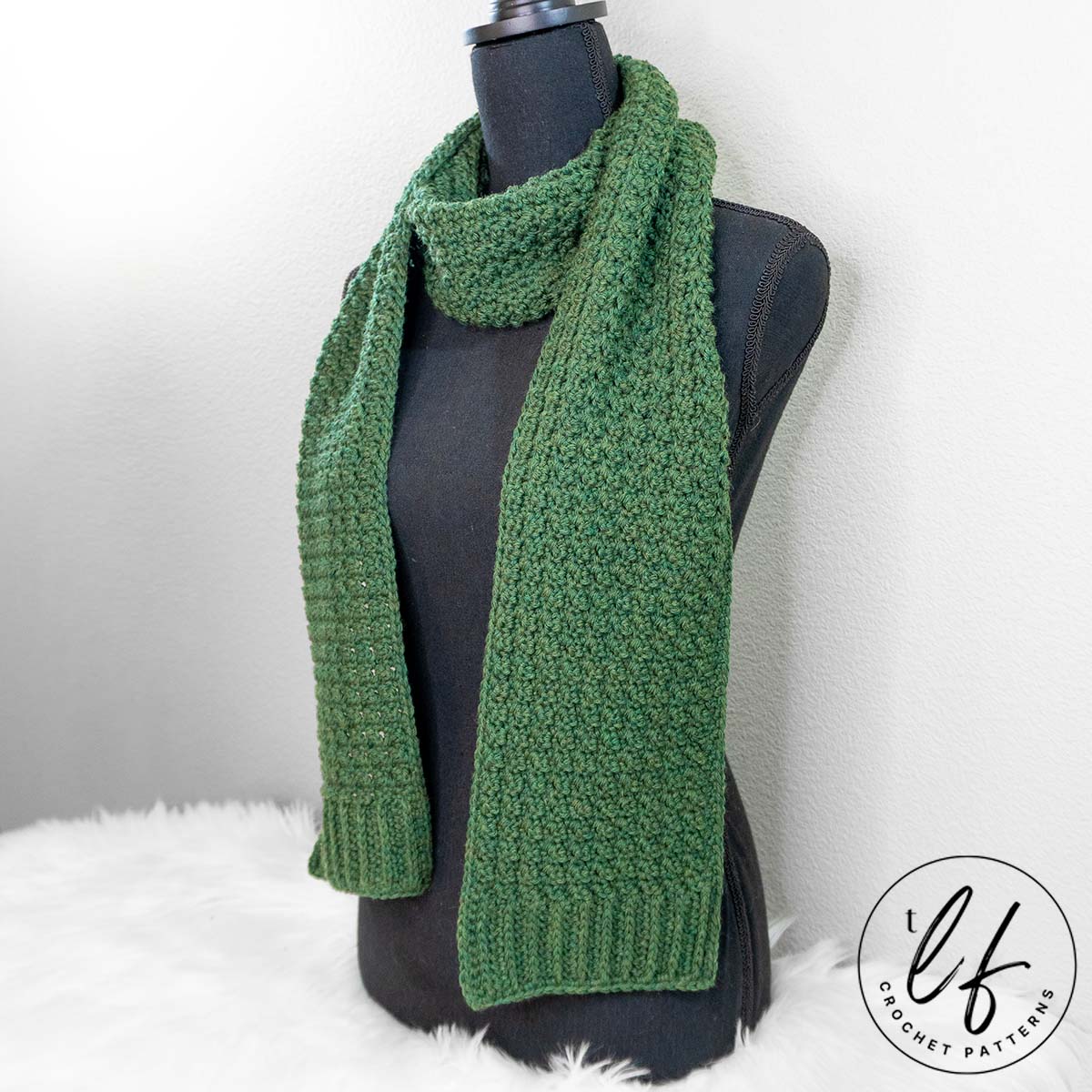 Easy Crochet Scarf Pattern with Gorgeous Texture
